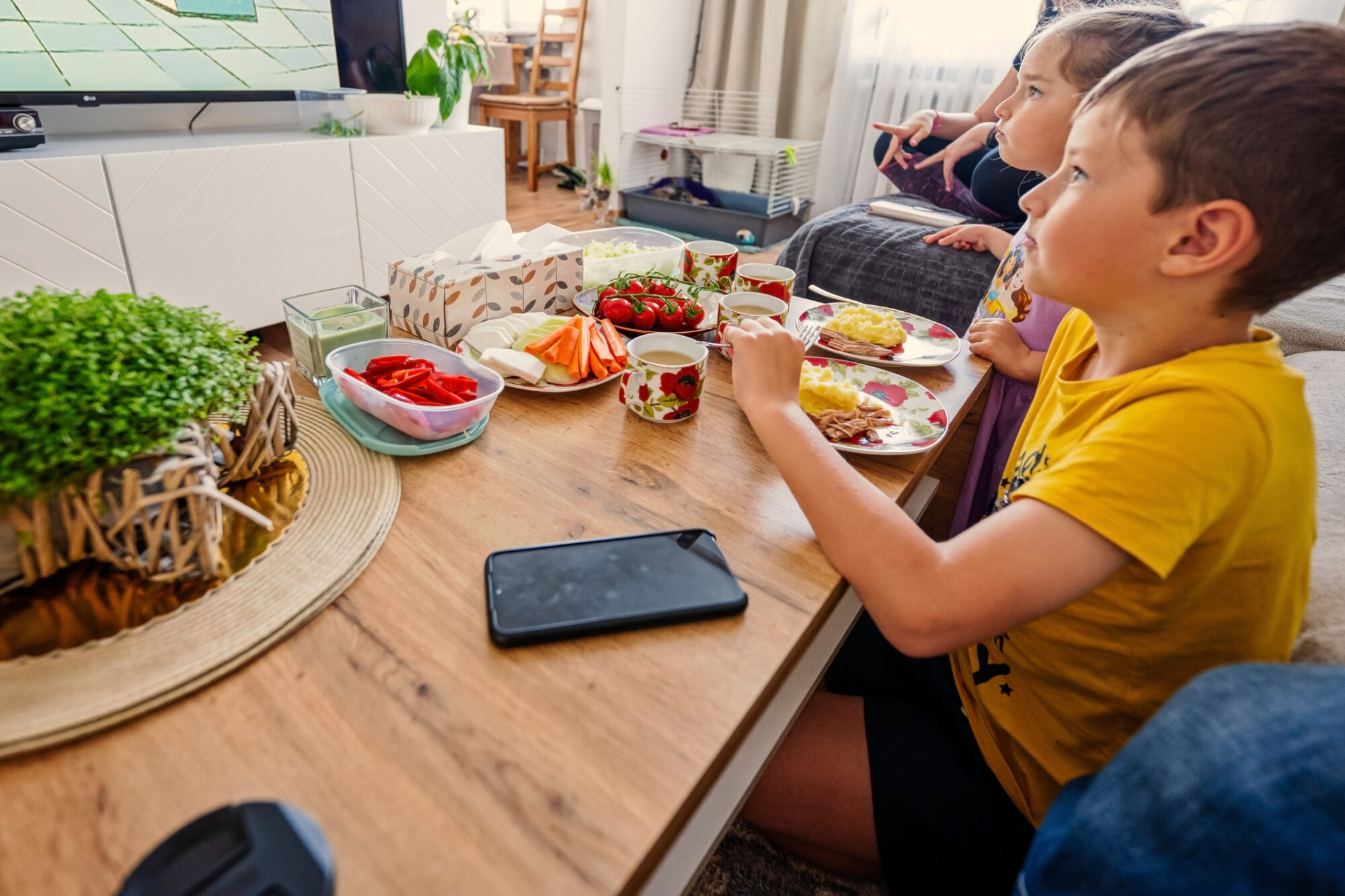 Allo Ortho » Mon enfant mange mieux devant la télé